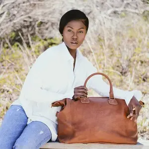 SAREP + ROSE Oakley Travel Weekend Bag - Cinnamon