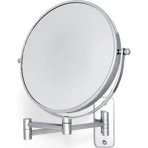 ZADRO Wall Mounted Makeup Mirror With 8x/1x Magnifications - Chrome