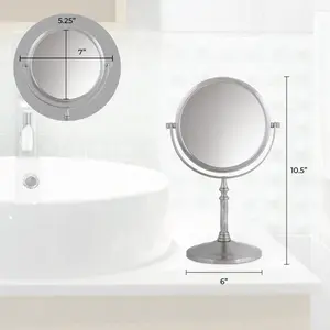 ZADRO Makeup Mirror With 5x/1x Magnifications