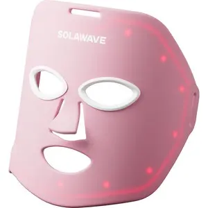 SOLAWAVE Wrinkle Retreat Light Therapy Face Mask $349 Value - Pink