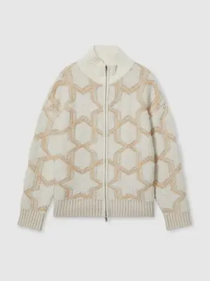 Les 100 Ciels Cashmere-blend Bouclé Jacket