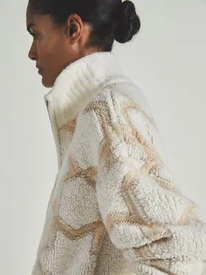Les 100 Ciels Cashmere-blend Bouclé Jacket