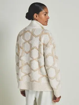 Les 100 Ciels Cashmere-blend Bouclé Jacket