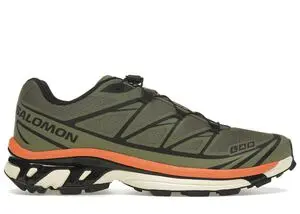 SALOMON Xt-6 Sneaker - Deep Lichen Green/black/marmalade