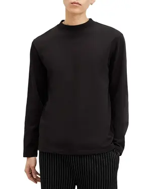 ALLSAINTS Nero Cotton Relaxed Fit Tee - Jet Black