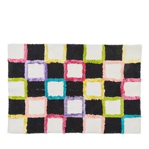 MACKENZIE-CHILDS Check Color Bath Rug - Multi