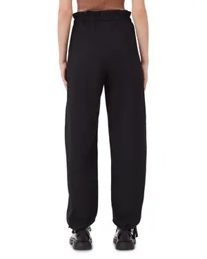 GANNI Drapey Melange Elasticated Waist Trousers