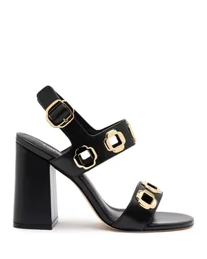 Larroude Milan Studded Stappy High Heel Sandals