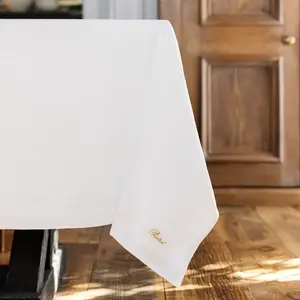 PRATESI Bianchissima Oblong Tablecloth, 70 X 144