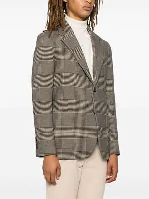 CIRCOLO 1901 Prince-of-wales-check Blazer - Brown