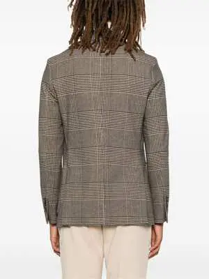 CIRCOLO 1901 Prince-of-wales-check Blazer - Brown