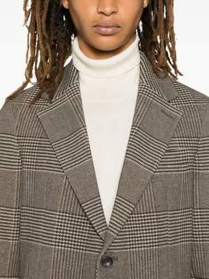 CIRCOLO 1901 Prince-of-wales-check Blazer - Brown