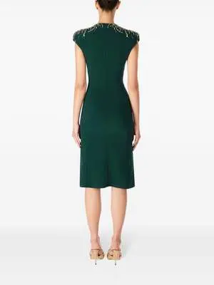 Jenny Packham Ardila Crystal-embellished Midi Dress