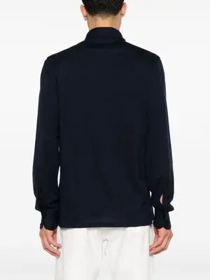 ORIAN Jersey Polo Shirt - Blue