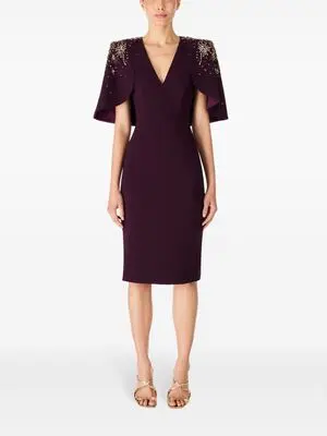 Jenny Packham V Neck Cocktail Dresses