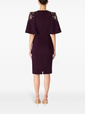 Jenny Packham Zeya Sequin-embellished Midi Dress - Purple