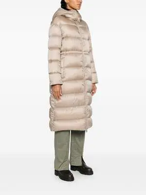 Moncler Boulogne Padded Coat - Brown