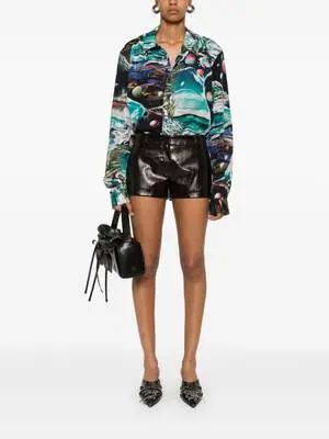 Martine Rose Illustration Print Shirt - Green