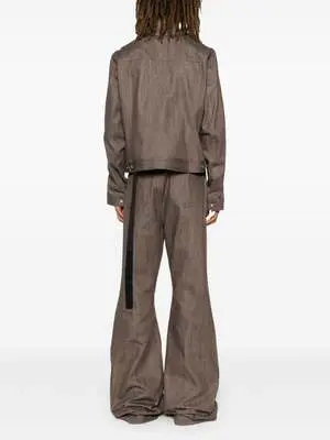 Rick Owens Denim Trucker Jacket - Brown