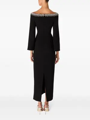 Jenny Packham Lima Crystal-embellished Midi Dress