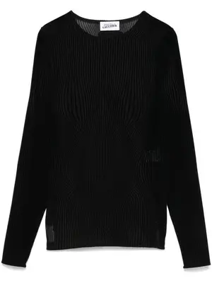 JEAN PAUL GAULTIER Morphing Pinstripes Top