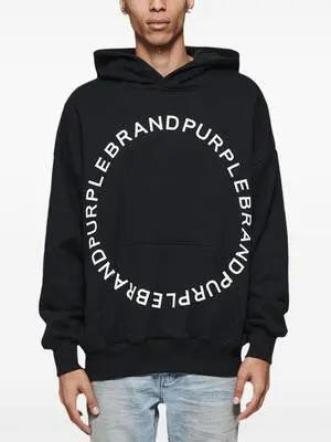 PURPLE BRAND Circle Wordmark Hoodie