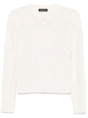 Fabiana Filippi Sequin-embellished Sweater - White