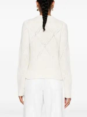 Fabiana Filippi Sequin-embellished Sweater - White