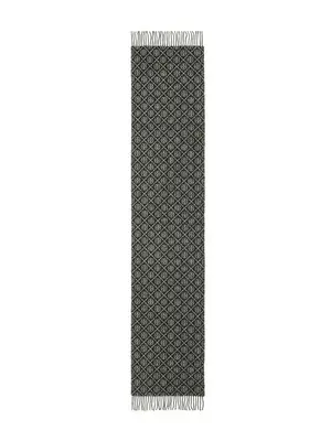 Tory Burch T Monogram Scarf - Black