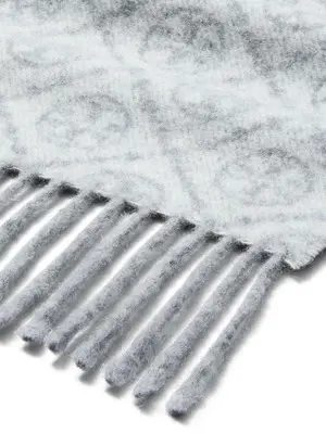 Tory Burch T Monogram Scarf - Grey