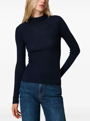 TWINSET High-neck Seamless Sweater - Blue