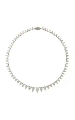 VRAI 14k Gold Diamond Tennis Necklace