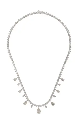 VRAI 14k Gold Diamond Tennis Necklace