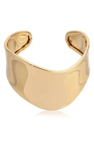 Ettika Smooth Cuff Bracelet - Gold
