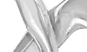 Ettika Interlocking Loop Necklace - Silver