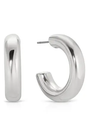 ETTIKA Ettika Small Thick Hoop Earrings