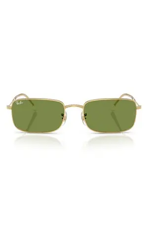 Ray-ban 59mm Rectangle Sunglasses - Arista/green