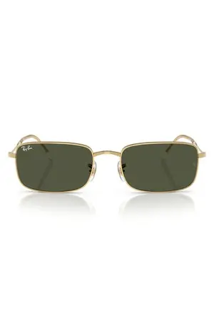 59mm Rectangle Sunglasses