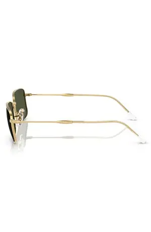 Ray-ban 59mm Rectangle Sunglasses - Gold Flash