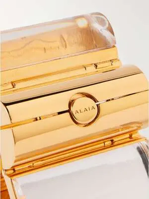 Alaïa Stacking Tube -tone And Resin Bracelet