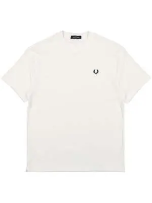 Fred Perry Relaxed Towelling T-shirt - White
