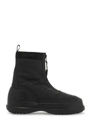 Moon Boot MOON BOOT Luna Zip Boots With Zipper - Black
