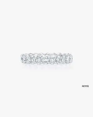 Ring Concierge Oval Lab Diamond Eternity Band - Platinum