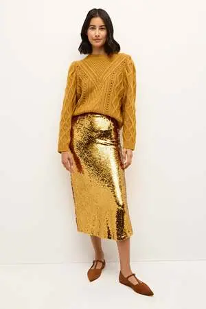 MARIE OLIVER Wray Skirt - Tumeric