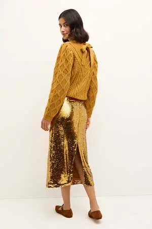 MARIE OLIVER Wray Skirt - Tumeric