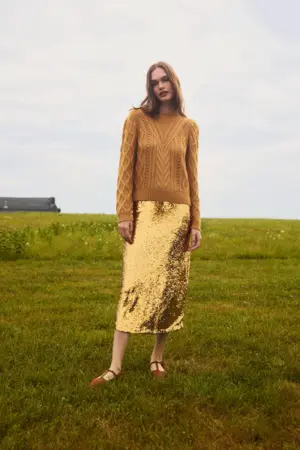 MARIE OLIVER Wray Skirt - Tumeric