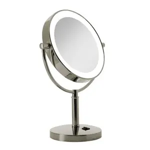 ZADRO Laguna Lighted Makeup Mirror With 10x/1x Magnifications - Polished Nickel