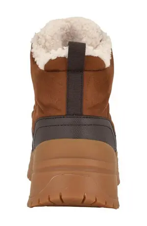 Calvin Klein Noanne Quilted Winter Boots - Medium Brown