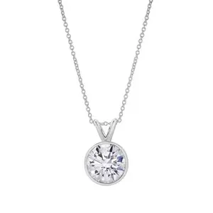 LUVMYJEWELRY Astral 14k Gold Lab Grown Diamond Pendant - 14k White Gold