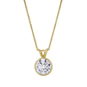 LUVMYJEWELRY Astral 14k Gold Lab Grown Diamond Pendant - 14k Yellow Gold